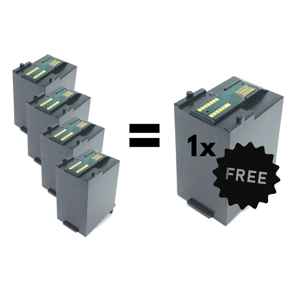 5-pack of Coloranino® coffee printer cartridges - Up to 5000 prints ...